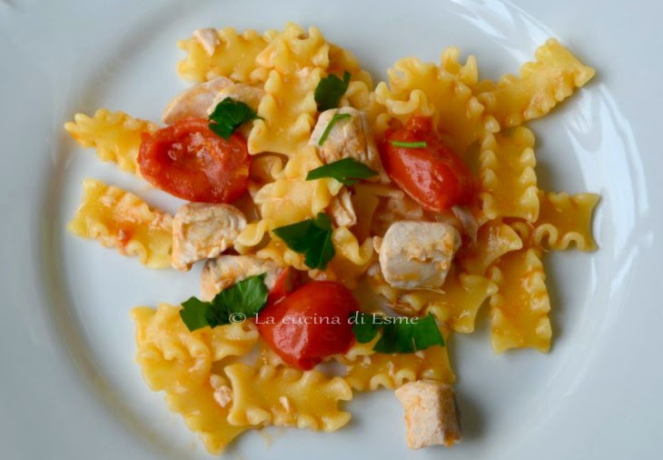 La cucina di Esme: Mafalde corte con tonnetto fresco...super light!